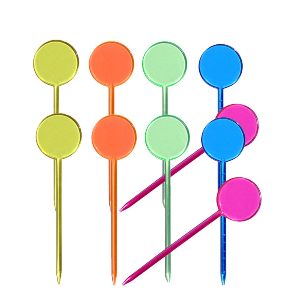 Disposable Fruit Fork Heart-shaped Fruit Picks Col... – Grandado