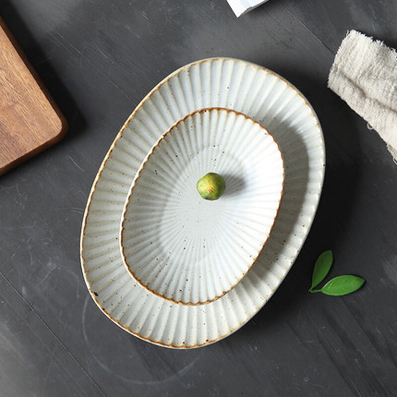 Japanese handmade stoneware flavored dishes, side ... – Grandado