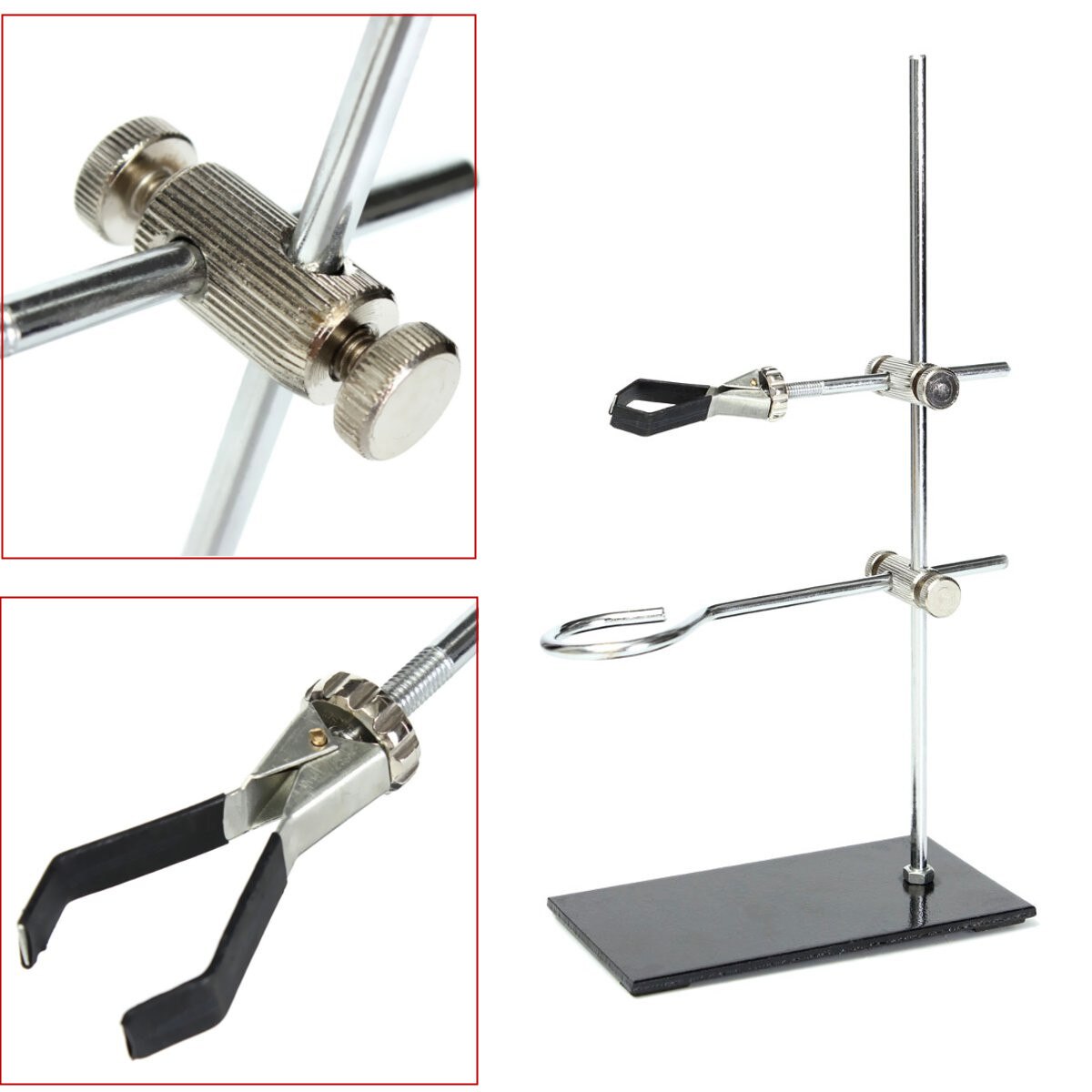 1Set Laboratorium Stands Ondersteuning Retort Onde... – Vicedeal