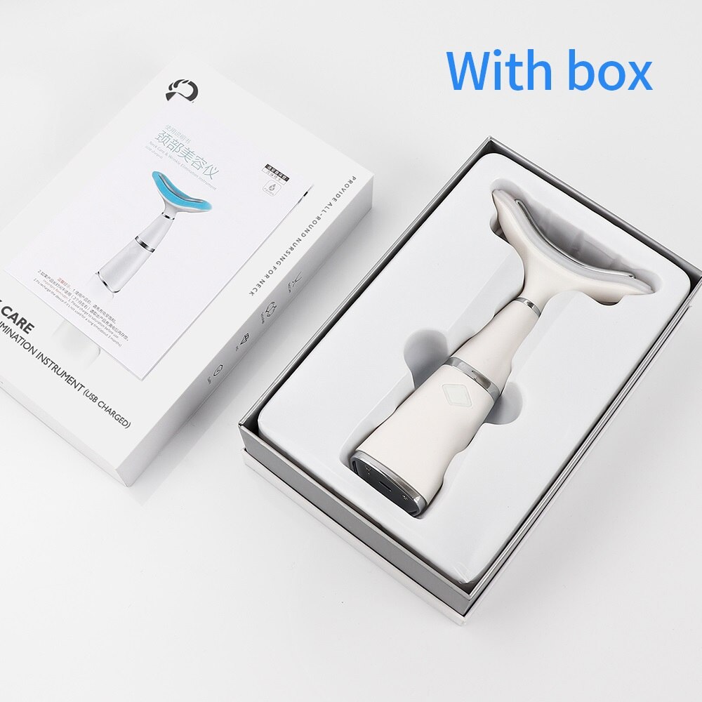 LED Photon Therapy Neck and Face Lifting Tool Vibr... – Grandado