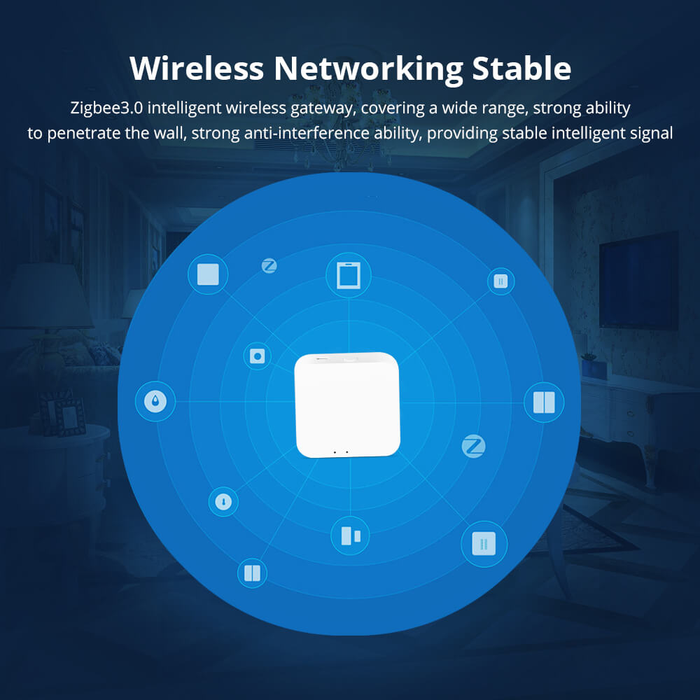 Zigbee 3 0 Gateway Smart Hub Wireless Wired Bridge Grandado