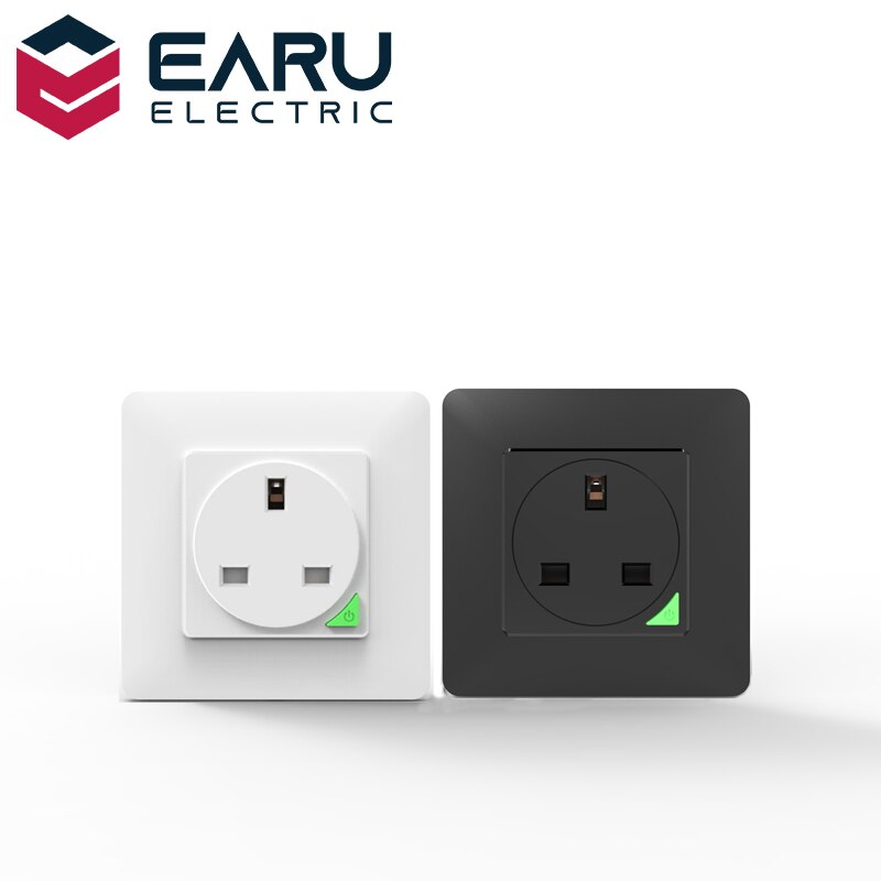 16A EU UK Universal WiFi Smart Wall Power Socket T... – Vicedeal
