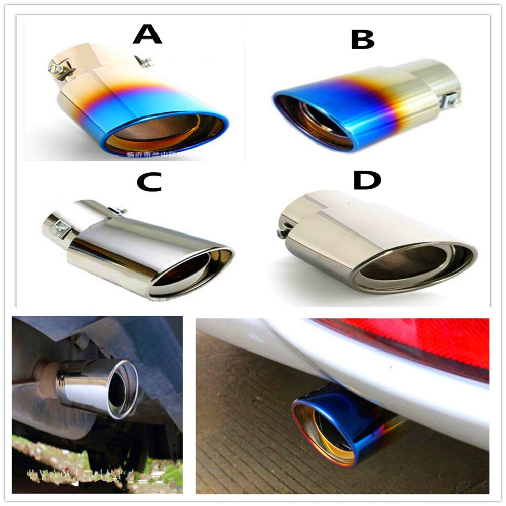 304 Staal Auto Uitlaat Tip Pipe Cover Tail Voor Me... – Grandado