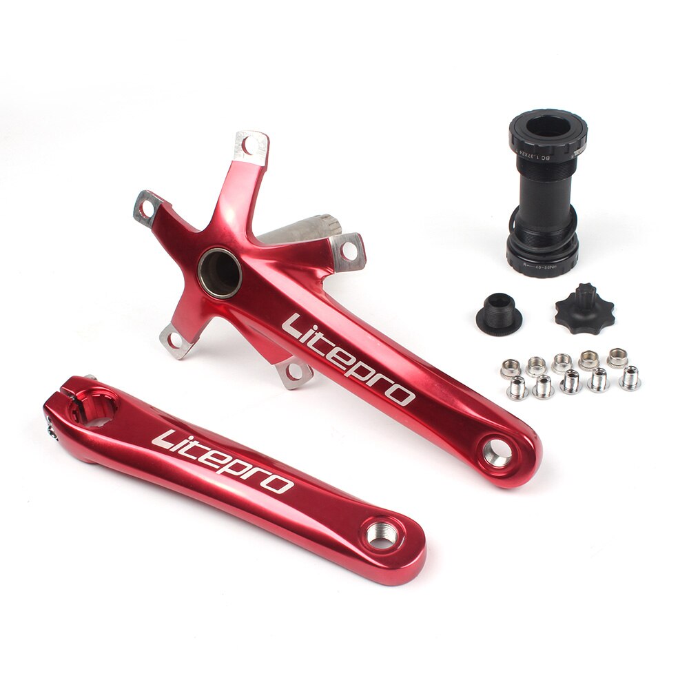 Cycling 5 Square Crank Set Bicycle 170MM Crank Fol... – Grandado