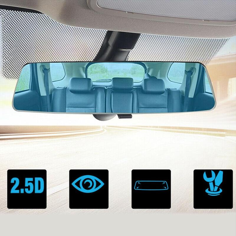 1pcs Car Interior Rear View Mirror Wide Field Blue... – Grandado