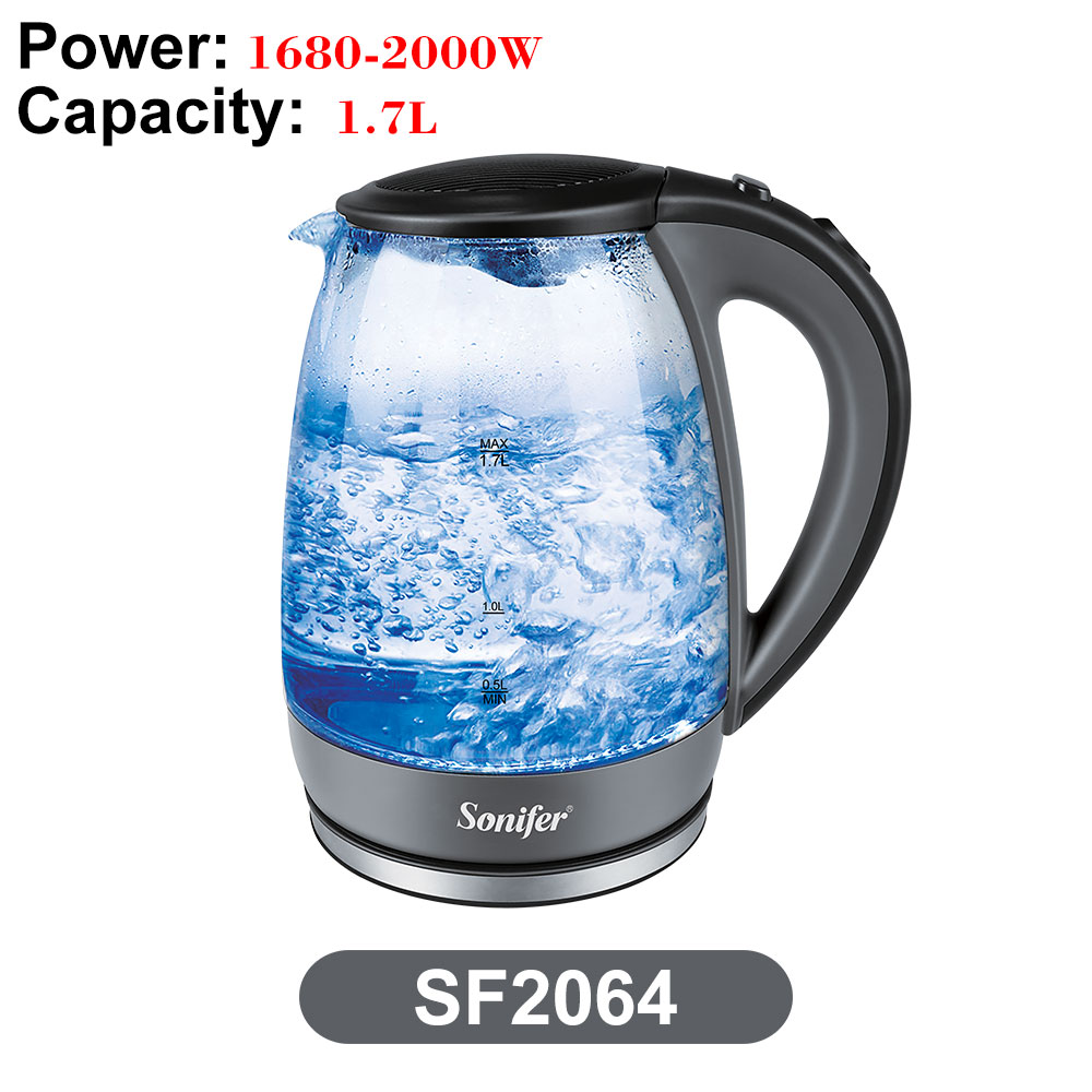 1.7L Glass Health Preserving Pot Electric Kettle w... – Grandado