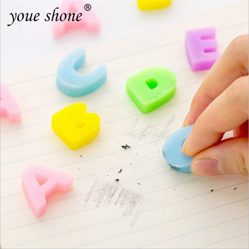 6PCS/Bag Cute Alphabet Eraser Learning Stationery ... – Grandado