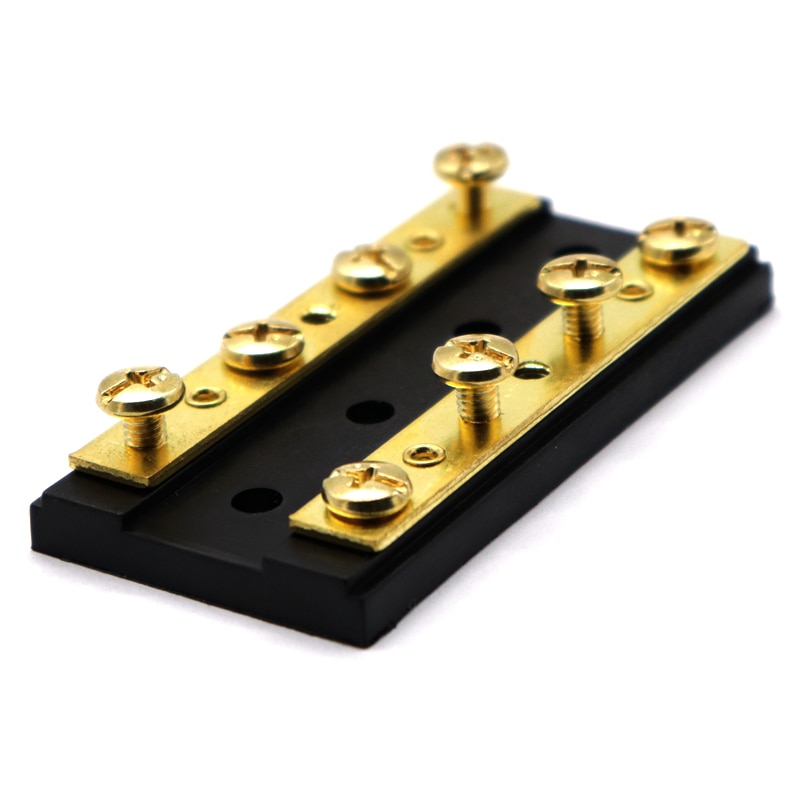 Universal 60A 8/10/12/16 Way Brass Buss Bar Insula... – Grandado