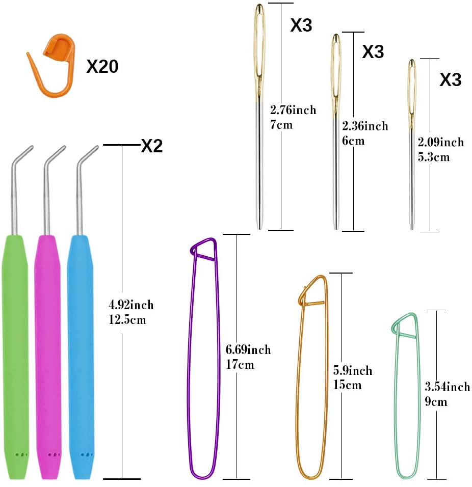 LMDZ Loom Hook Set, Colorful Knitting Loom Hook, L... – Vicedeal