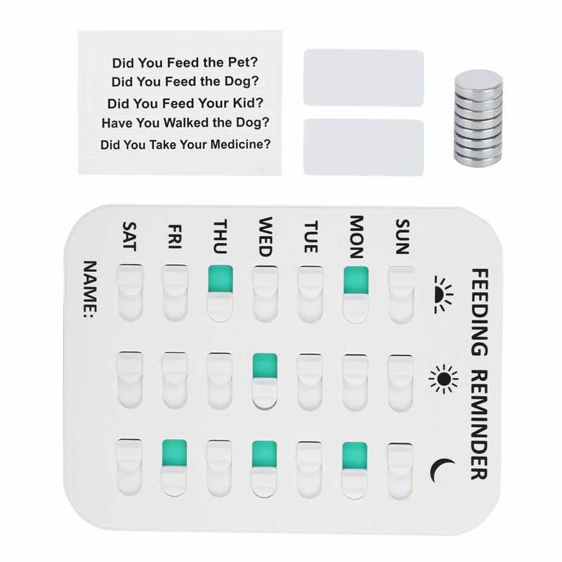 Pet Dog Feeding Reminder Magnetic Reminder Glide S... – Vicedeal