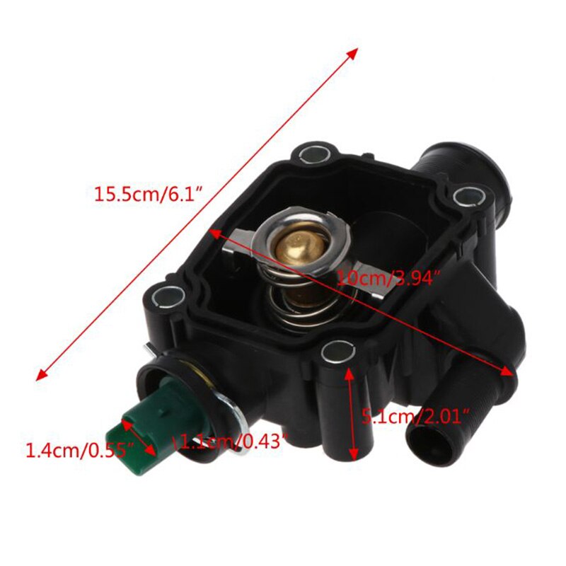 1 Pc Auto Car Engine Coolant Thermostat With Housi... – Grandado