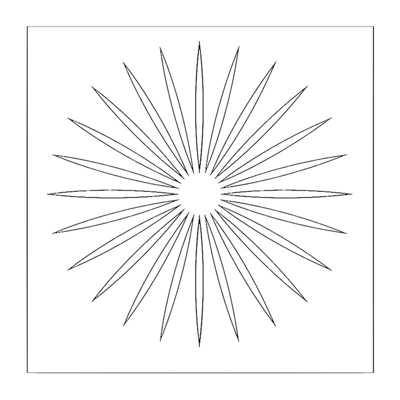 Focal Point Stencil for DIY Scrapbooking Decorativ... – Grandado