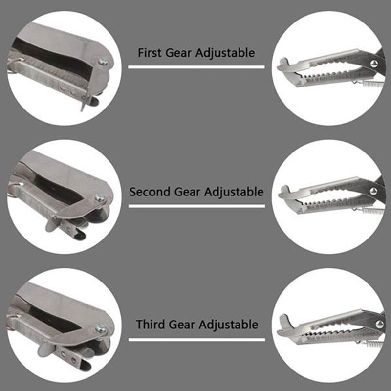 K5DC Stainless Steel Snake Tong Reptile Grabber Ra... – Grandado