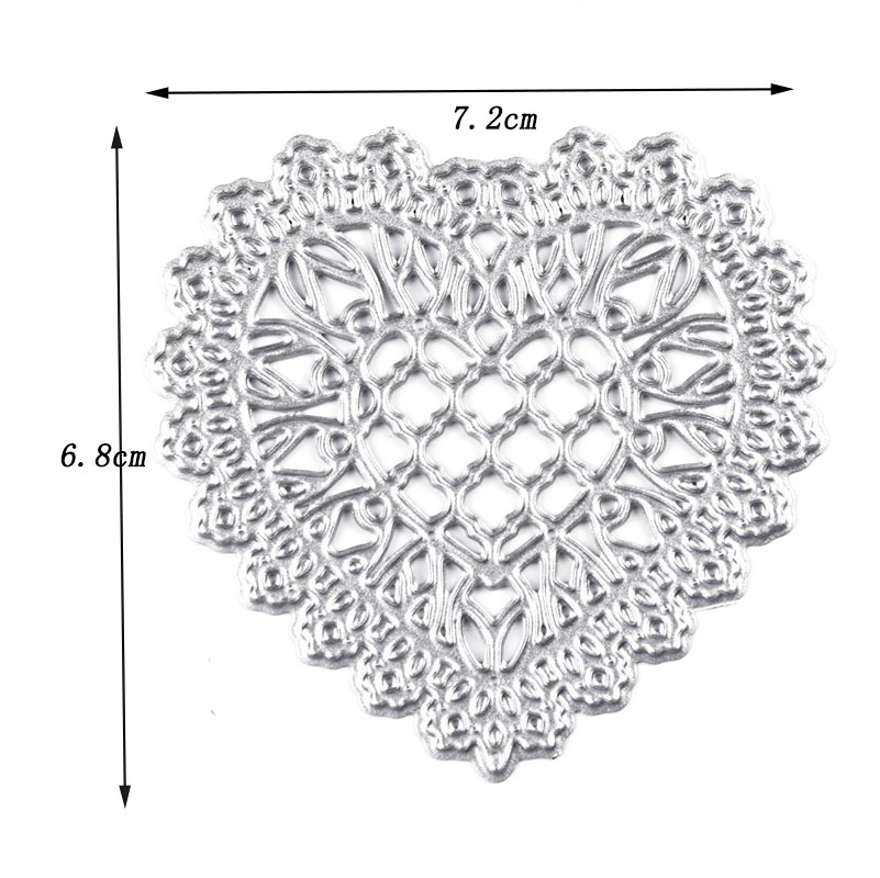 Heart Love Shapes Metal Cutting Dies Stencil Scrap... – Grandado