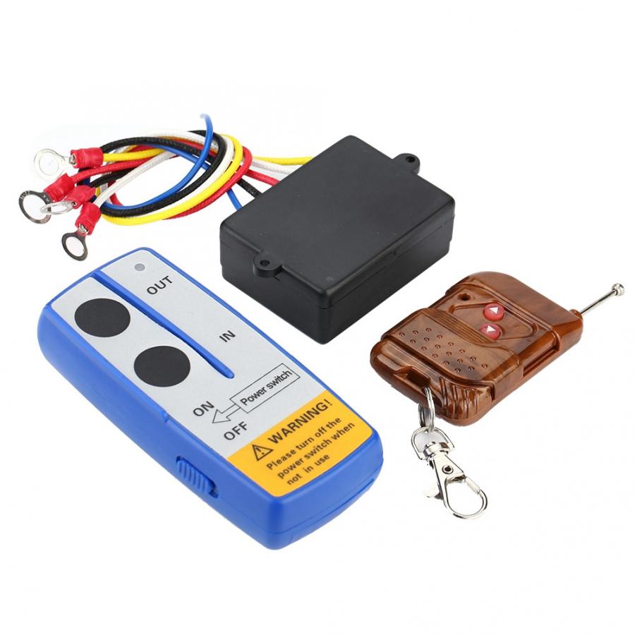 12V 50ft Universal Wireless Winch Remote Control C... – Vicedeal
