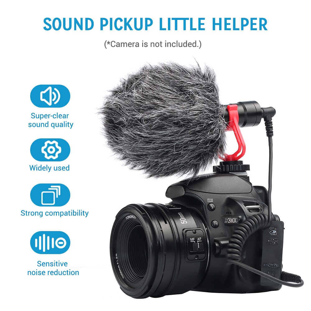 Universal Cardioid Directional Video Condenser Mic... – Grandado