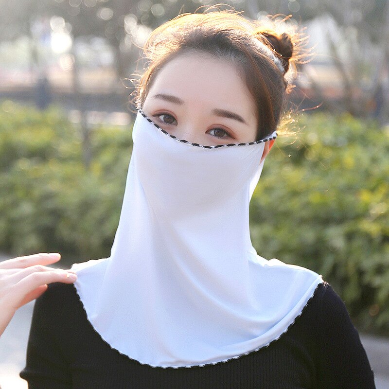 Zomer Zonnebrandcrème Masker Vrouwelijke Grote Bib... – Grandado