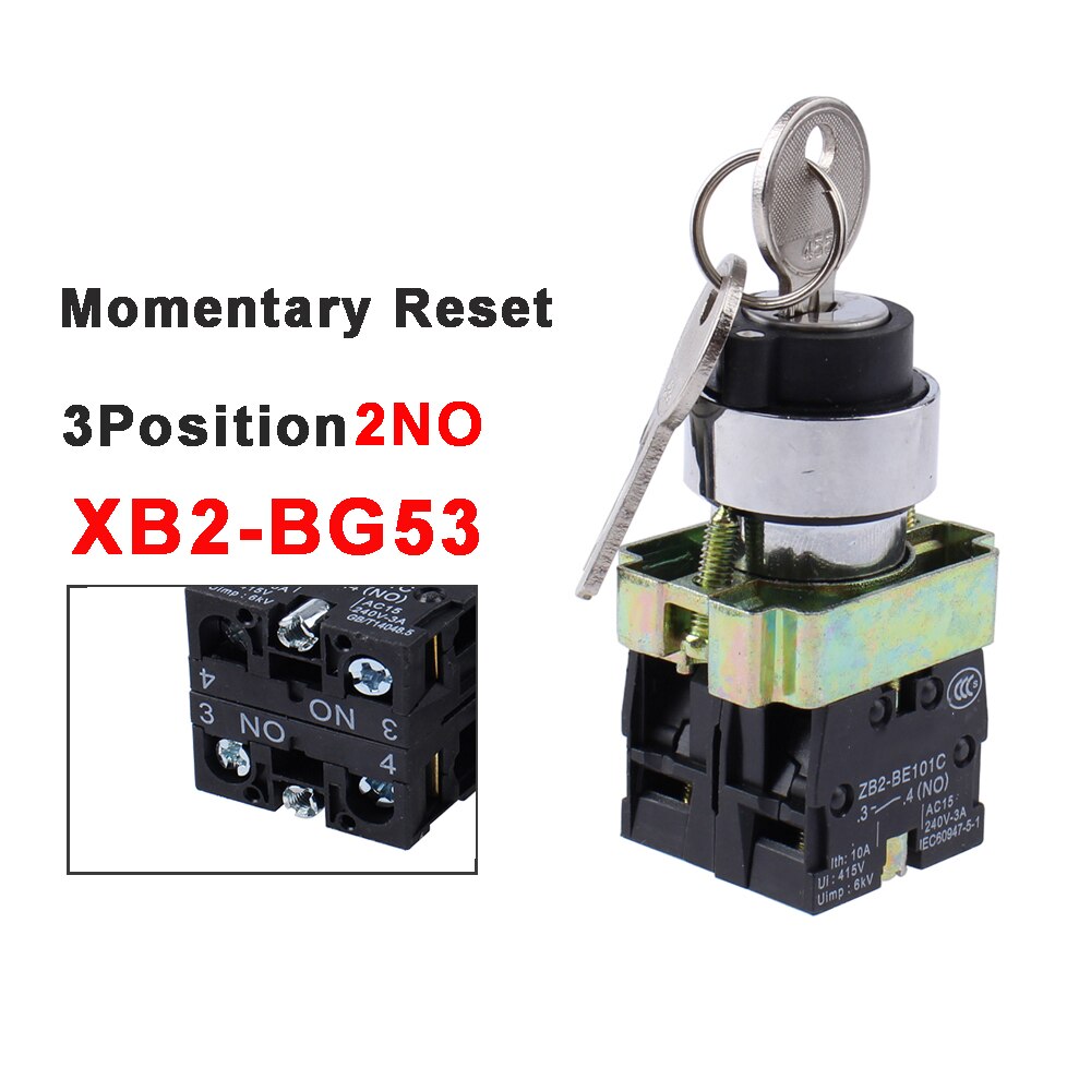 XB2-BG21/25/33/41/45/65/73 1NO/1NO1NC/2NO 2/3 posi... – Grandado