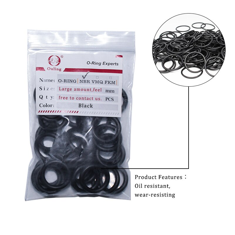 10 Stks/partij Rubber Ring Nbr Afdichting O-Ring 1... – Vicedeal