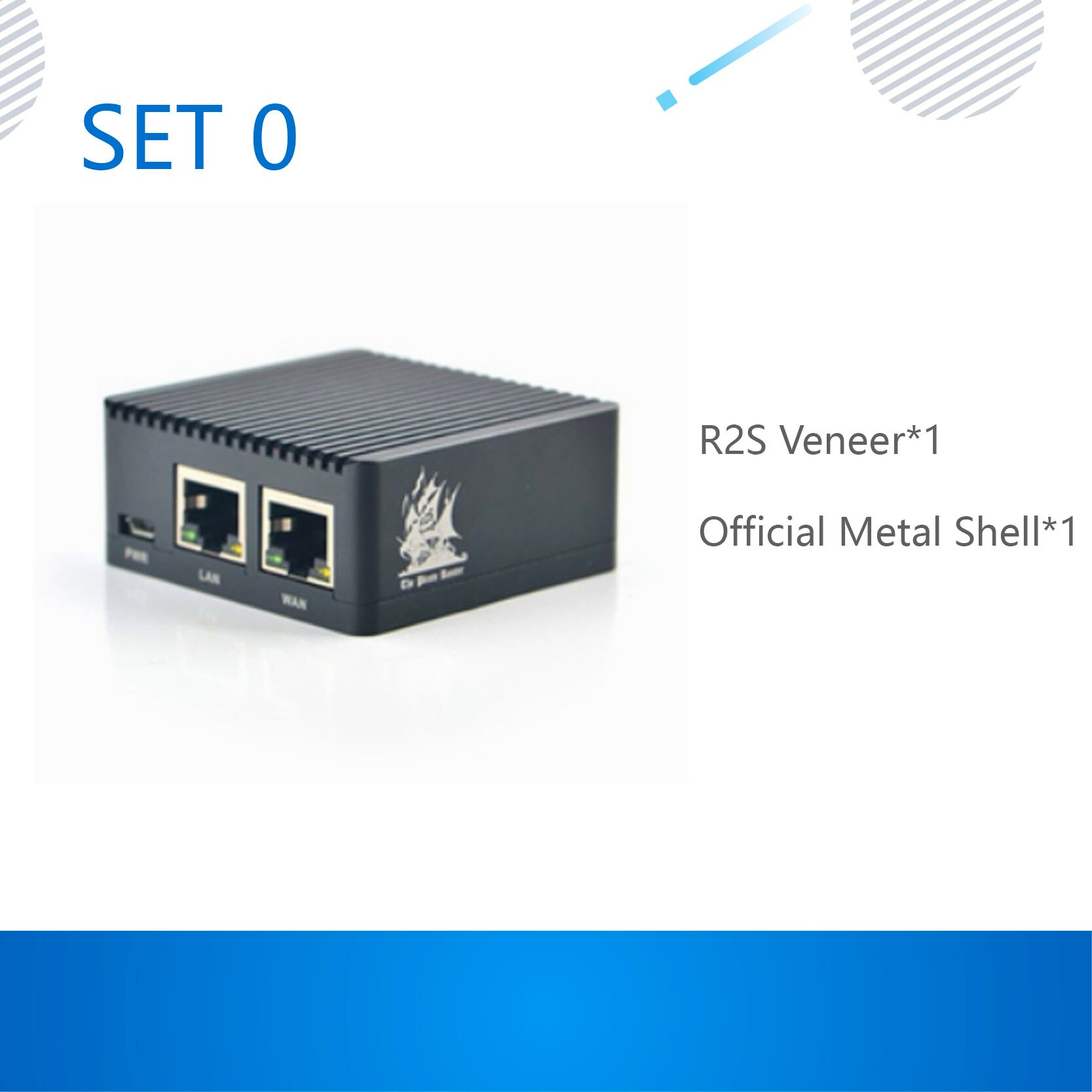 NanoPi R2S Oficial metal shell OpenWrt system RK33... – Vicedeal