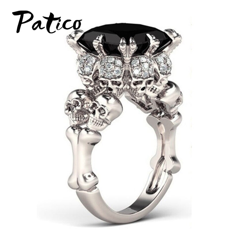 Statement 925 Sterling Silver Skull Skeleton Cubic... – Vicedeal