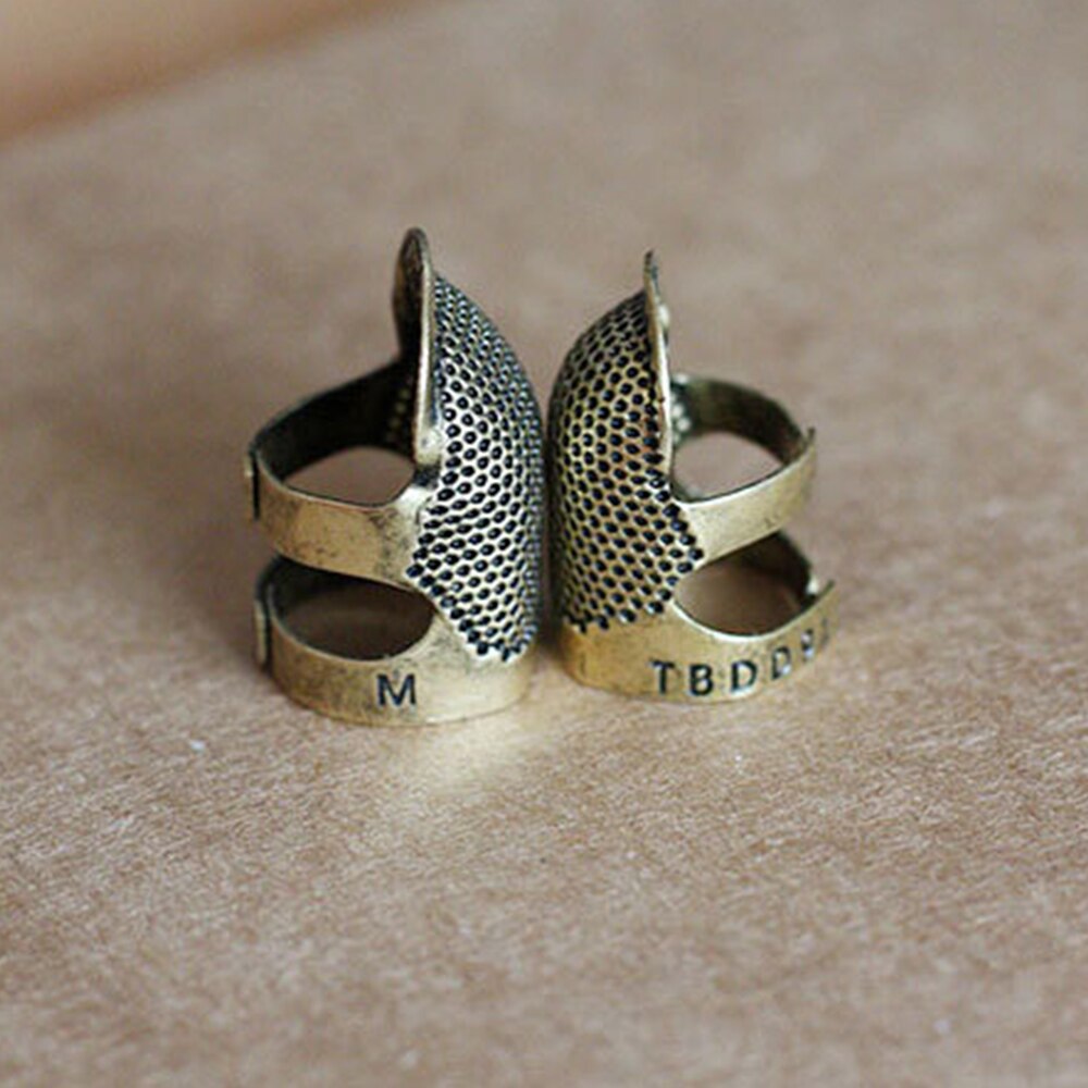 Metall retro sömnad fingerborg nålar finger vintag... – Grandado