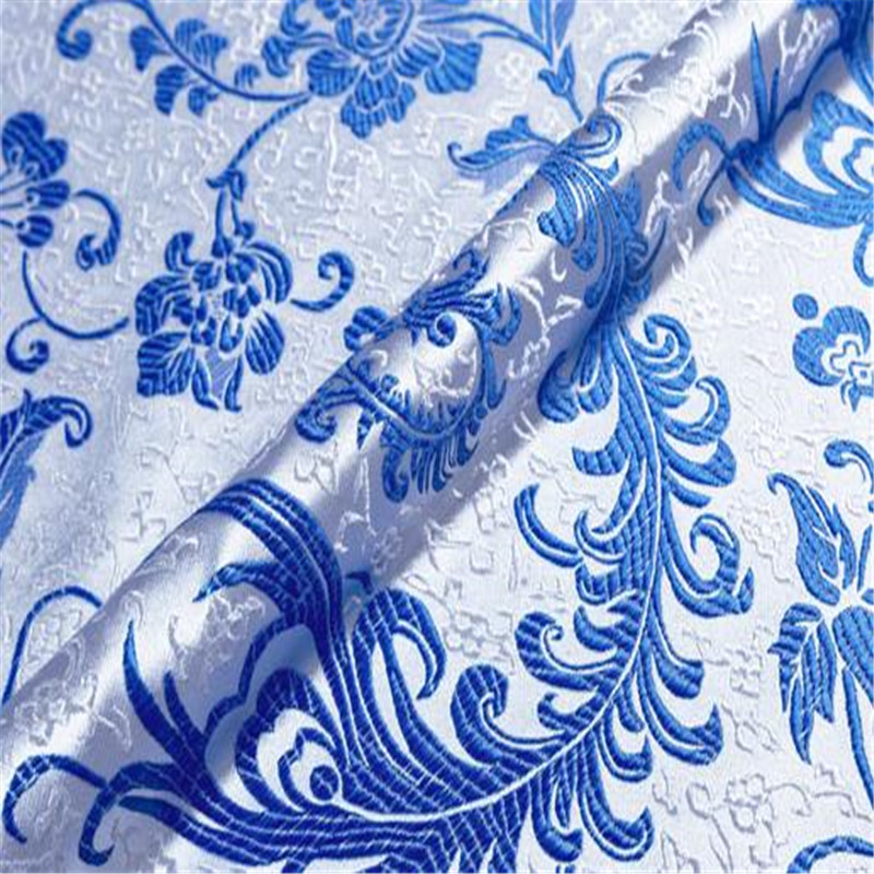 Jacquard Polyester Fabric Traditional Gorgeous Pat... – Vicedeal