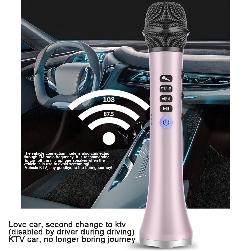 L-698 15W portable USB wireless Bluetooth karaoke ... – Grandado