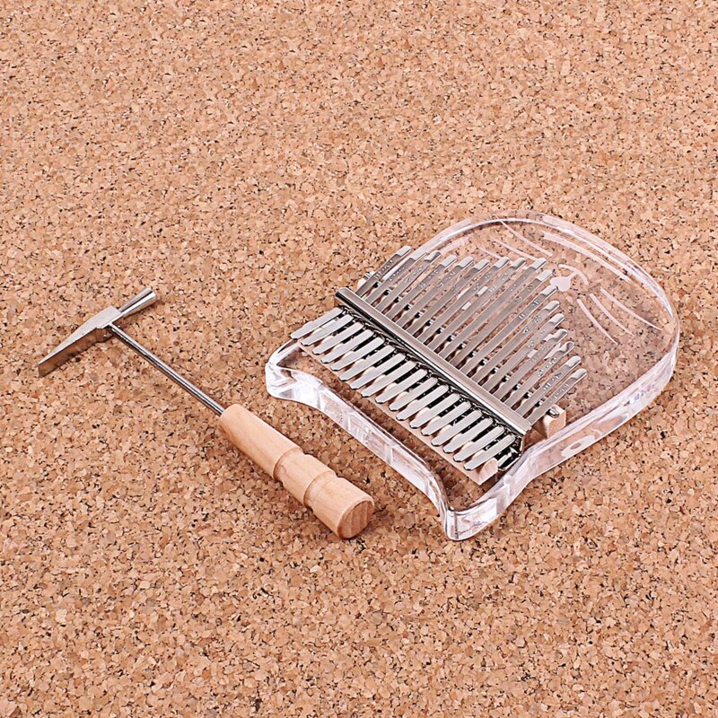 17 Keys Transparent Kalimba African Thumb Piano Mu... – Grandado