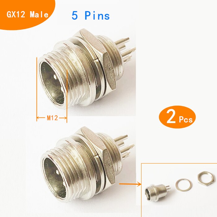 GX12 Aviation Connector Socket Plug GX 12 Docking ... – Vicedeal
