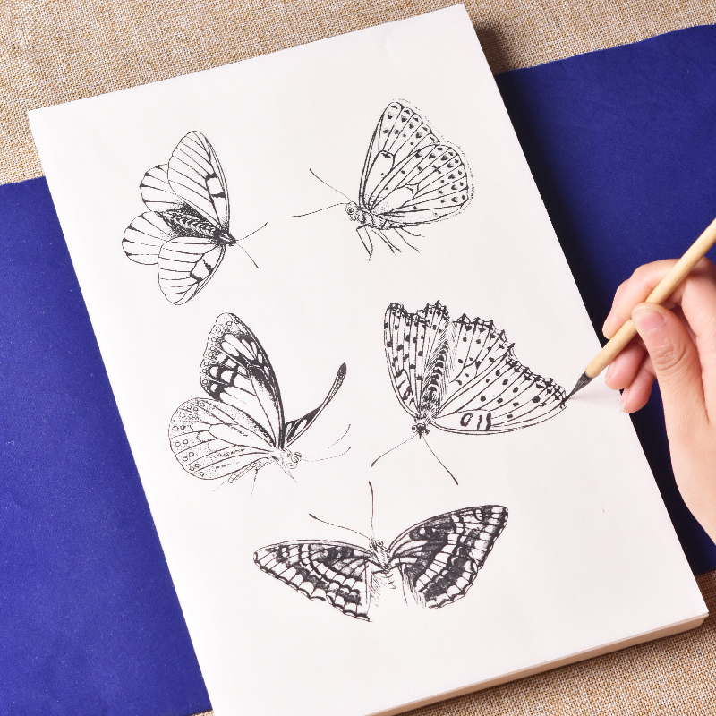 Line Drawing Butterfly Tracing Paper Xuan Paper Bu... – Grandado