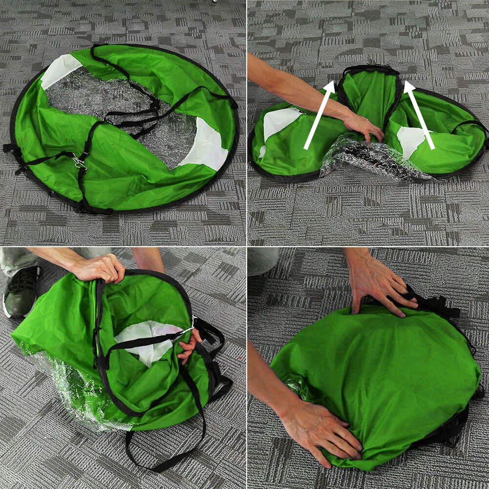 Inklapbare Kajak Boot Wind Zeil Draagbare Pvc Vouw... – Grandado