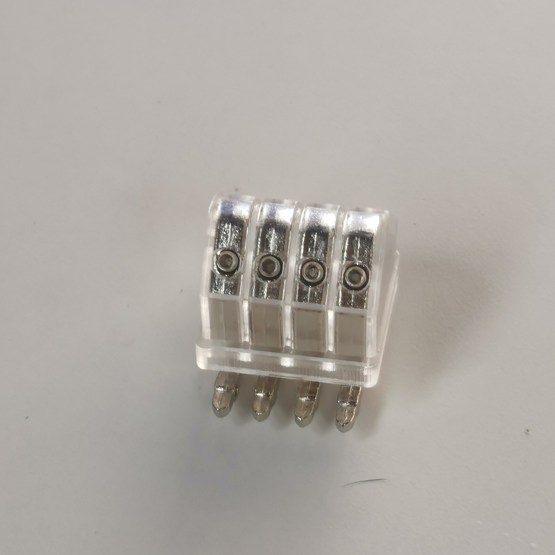 1PCS JSZ4-90 Transparent Silver plated Hexagon soc... – Grandado