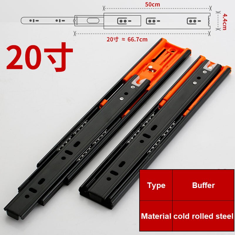 2PCS6" - 20" Stainless Steel Drawer Slid... – Vicedeal