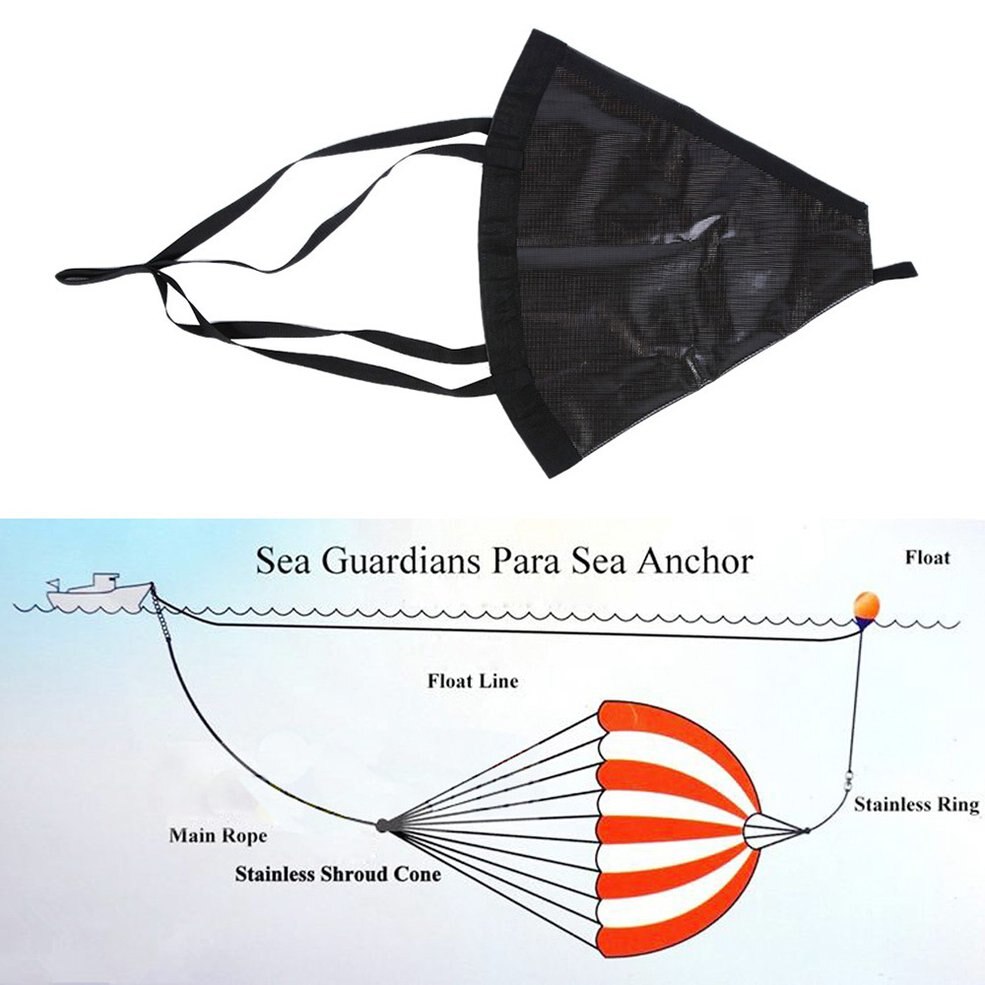 32" Drift Sock Sea Anchor Drogue Sea Brake Fits Bo... – Vicedeal