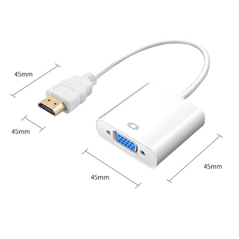 1080P HDMI To VGA Adapter Digital To Analog Conver... – Grandado