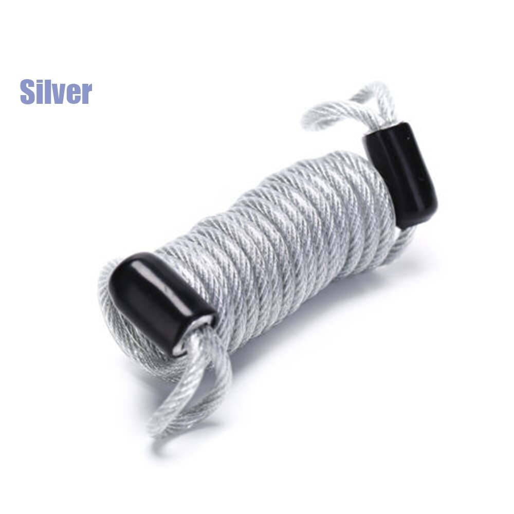 1Pc 1/1.5/2.5m Spring Lock Cable Anti-Theft Bicycl... – Grandado
