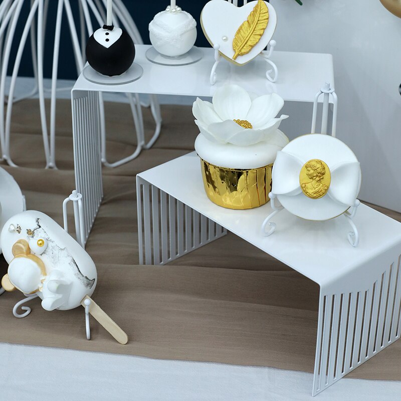 metal cake stands 1 piece circles shape dessert tr... – Grandado