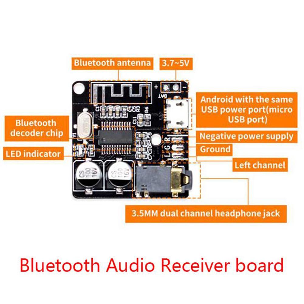 3,7-5V Bluetooth Audio Empfänger Bord Bluetooth 5,... – Vicedeal