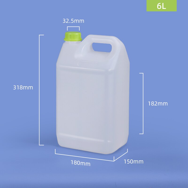 6L Square Bottle Plastic Thicken Sealing Container... – Grandado
