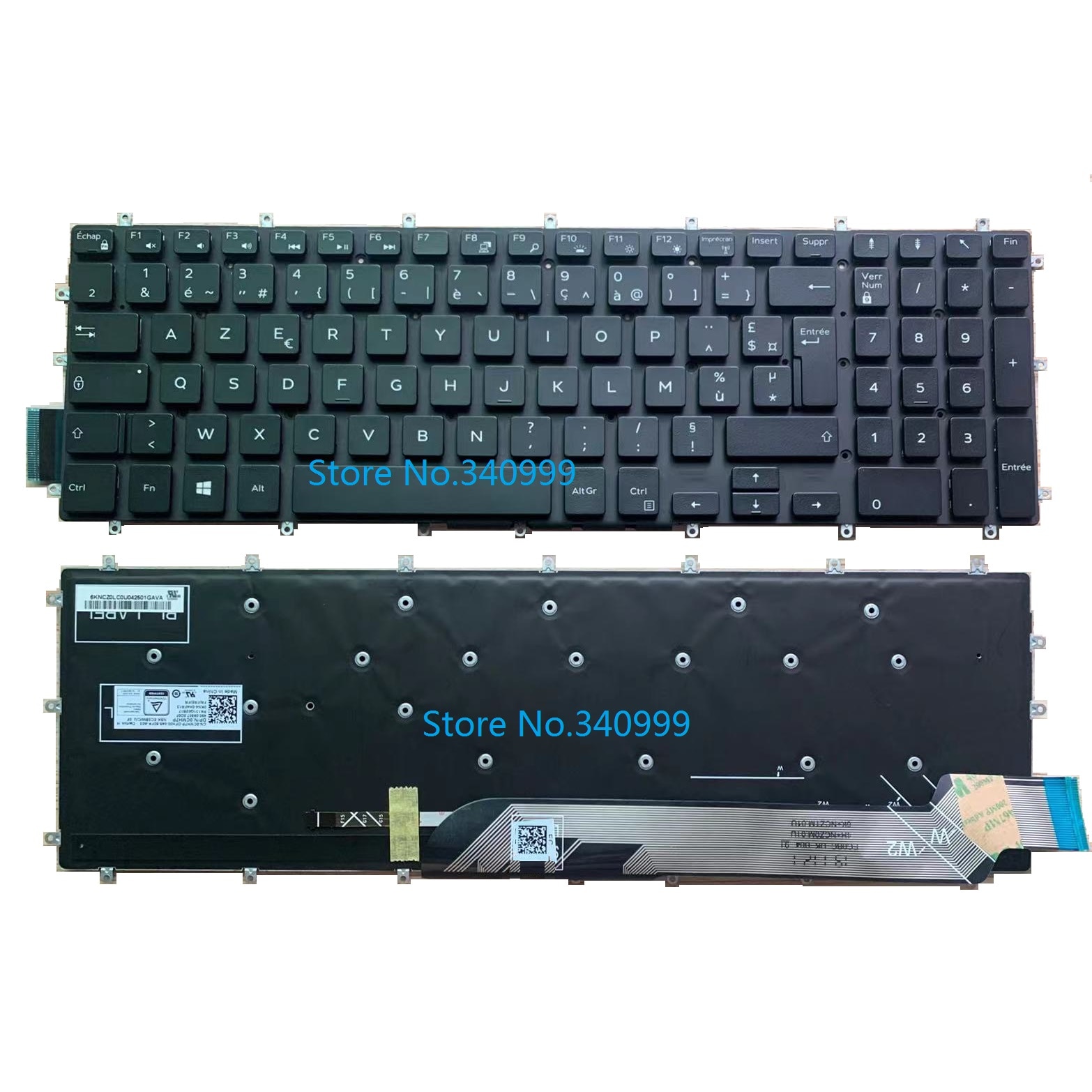 AZERTY For Dell Inspiron 15-7566 7567 7577 7786 55... – Vicedeal