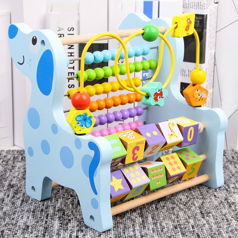 Wooden Mathematics Bead Calculation Frame Abacus T... – Grandado