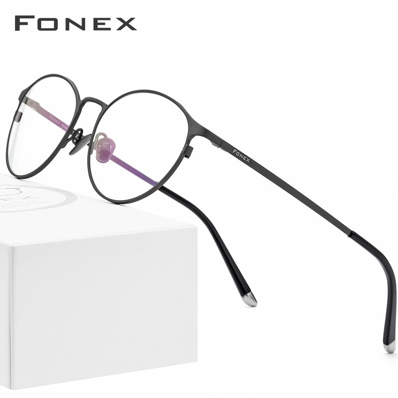 FONEX Pure Titanium Brillen Frame Vrouwen Mode Ret... – Grandado