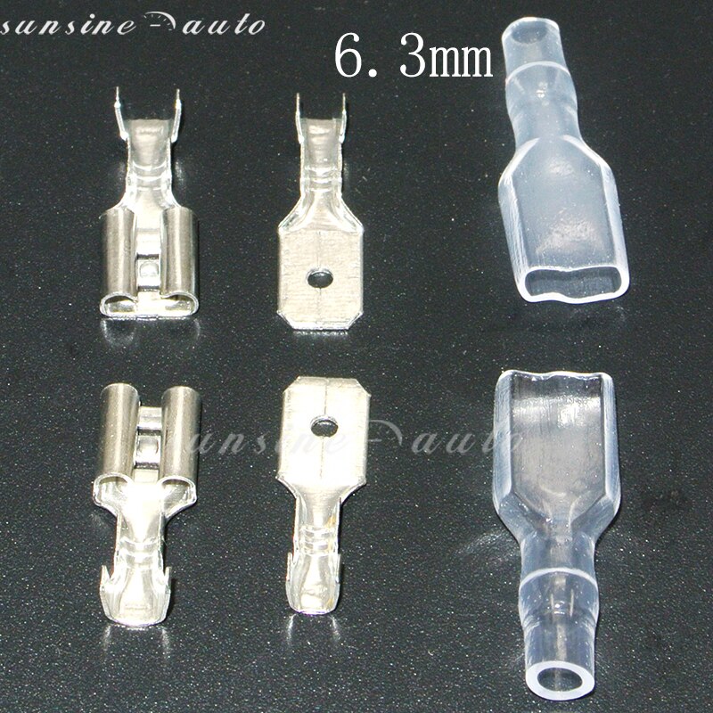 200PCS 6.3mm 4.8mm 2.8mm Crimp Terminal 50 Female ... – Grandado