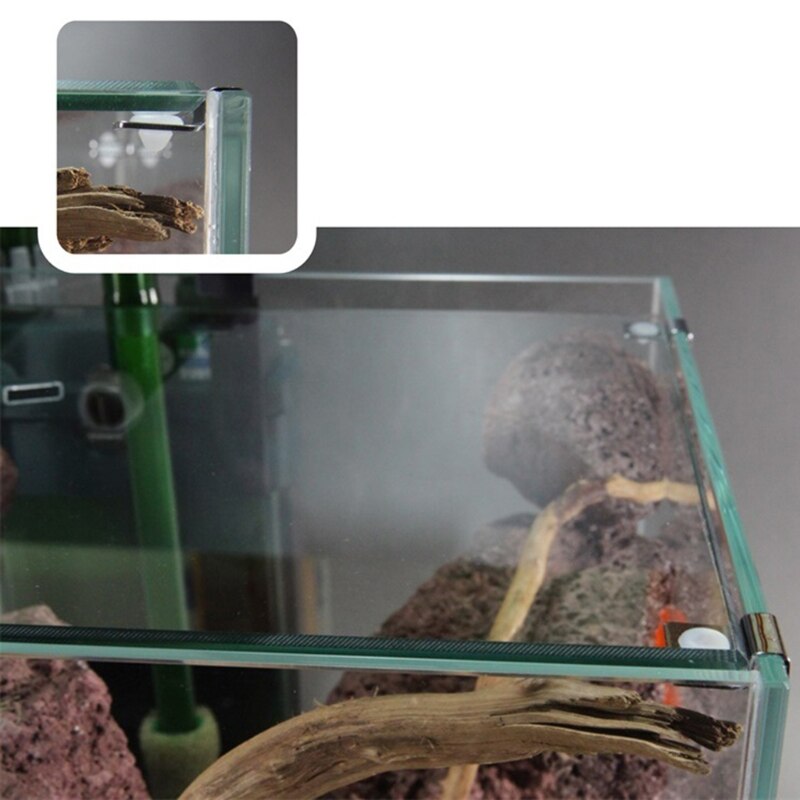 4 Stuks Rvs Aquarium Fish Tank Vaste Cover Clip Cl... – Grandado