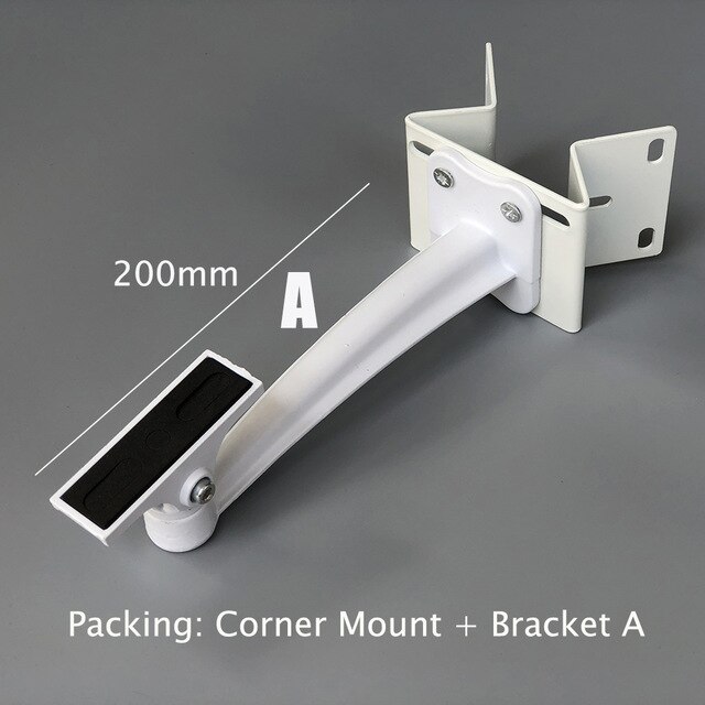 Right Angle Wall Mount Bracket Holder Metal Iron E... – Grandado