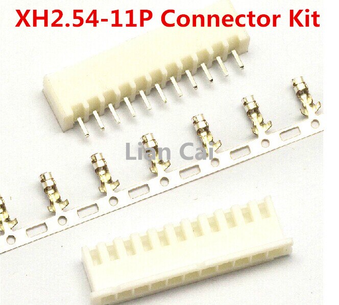 50Set XH2.54 2.54Mm 11Pin 11P 180 Graden Man Pin H... – Vicedeal