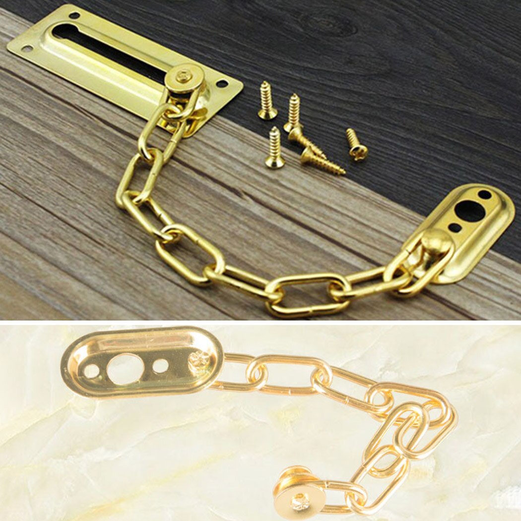 1 Pcs Security Door Chain Slide Lock Guard Bolt Sa... – Grandado