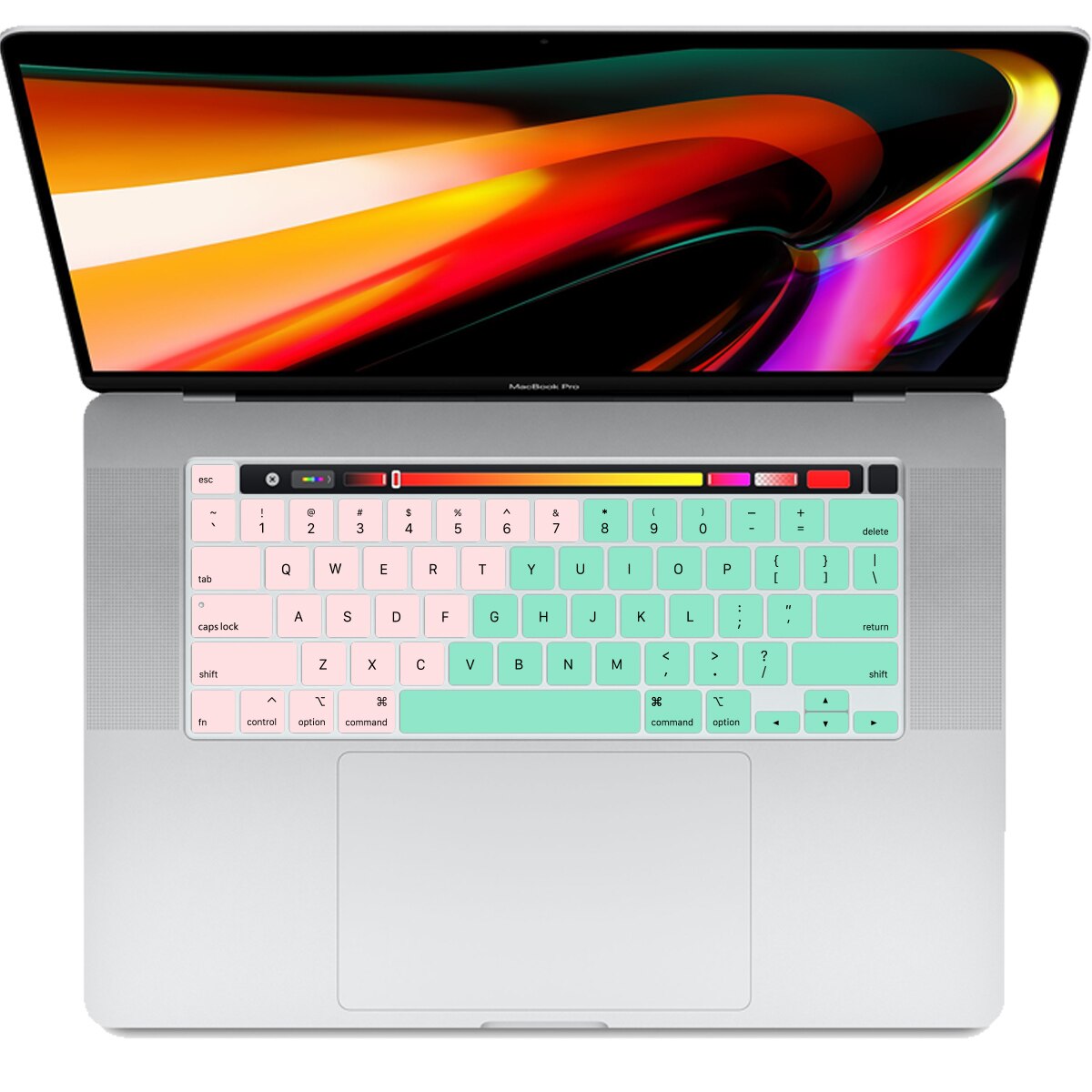 Regenboog Us Layout Huid Voor Macbook Pro 16in A21... – Grandado