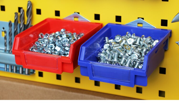 Toolbox wall-mounted storage box hardware screw to... – Vicedeal